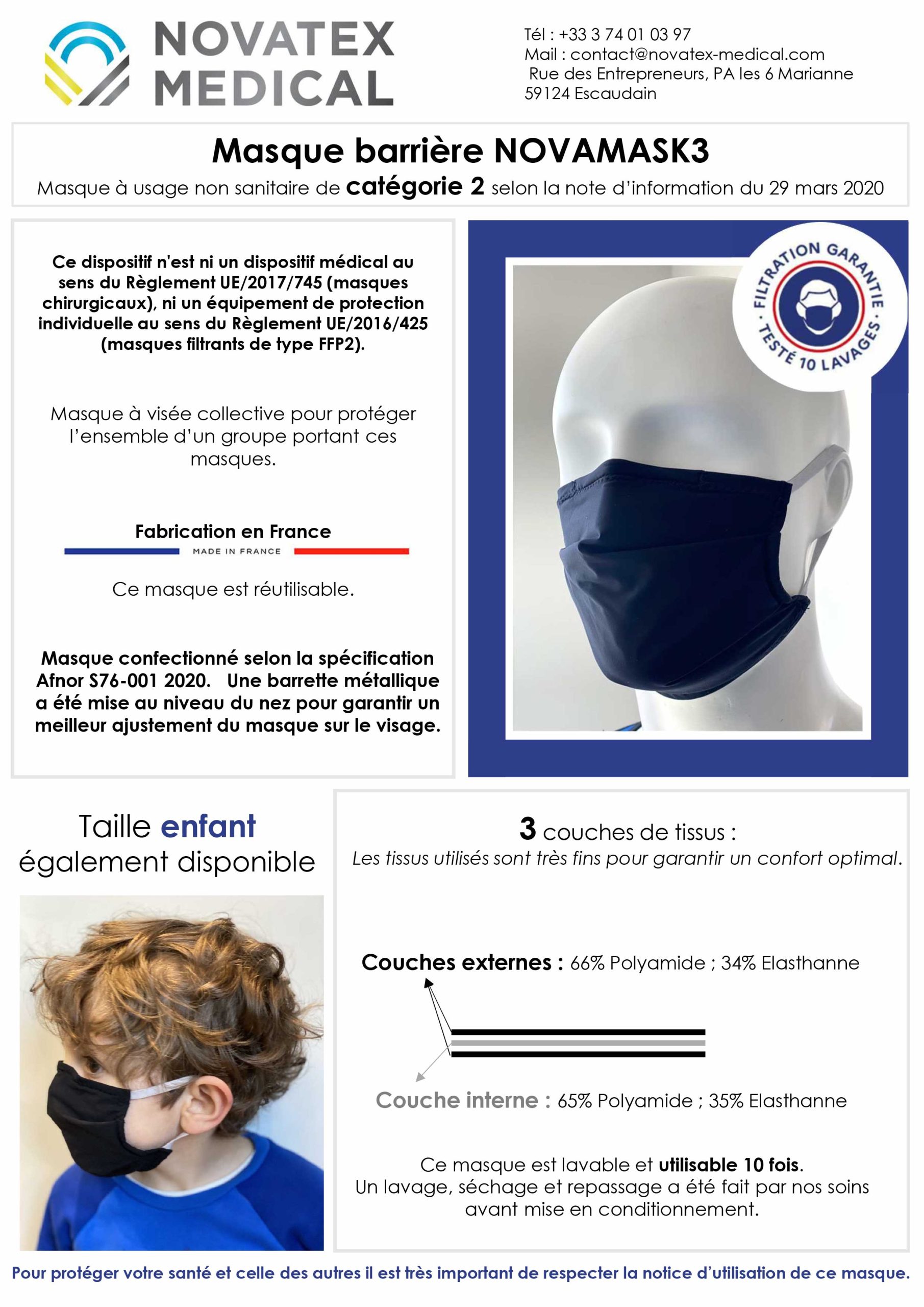 Novatex Medical : Vêtements compressifs sur mesure